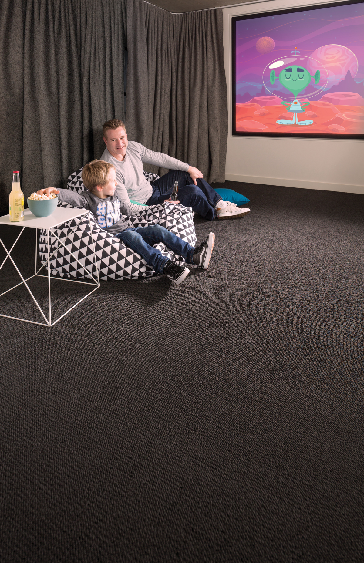 Tips for Choosing a Blockbuster Media Room Floor | Choices Flooring New ...